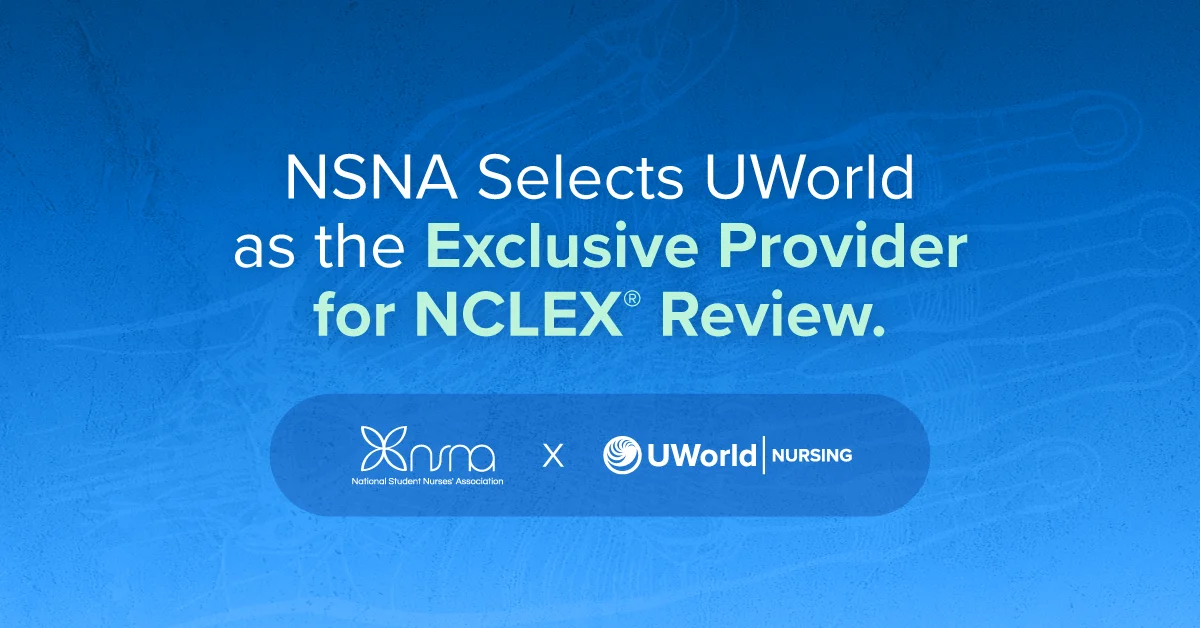 UWorld Selected as Exclusive NCLEX® Prep Resources Provider for National Student Nurses ...